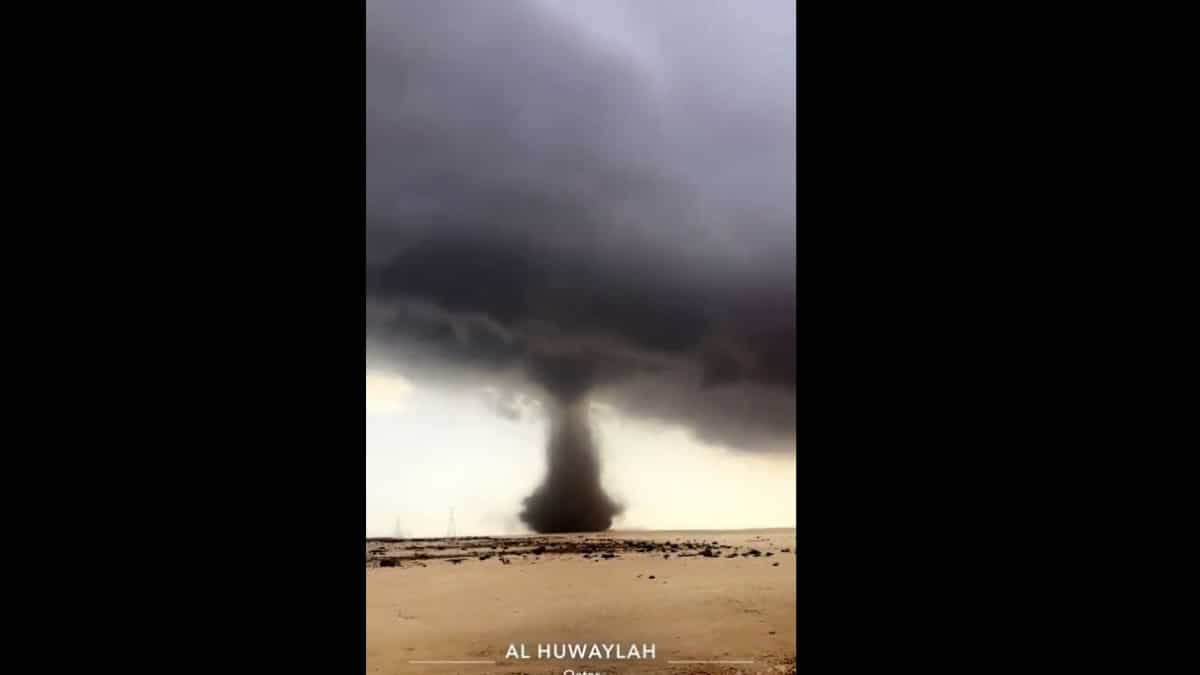 Qatar hit by tornado and hailstones ahead of World Cup quarter-finals ...