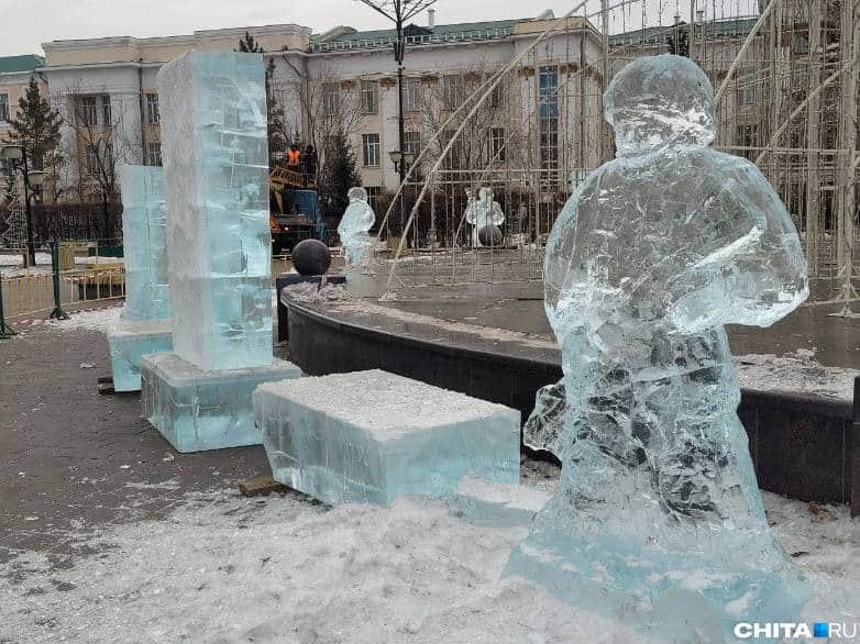 WION Fineprint | Russia puts up ice soldier sculptures in Siberia ...