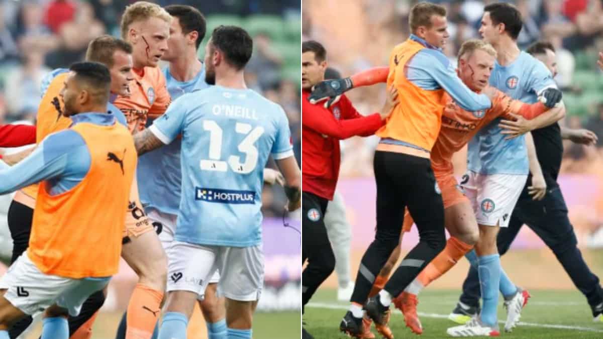WATCH: Spectator assaults a player during A-League match in Australia ...