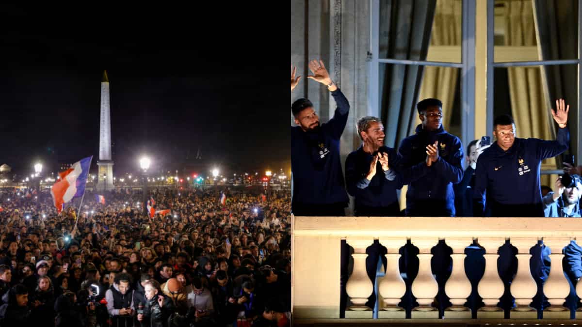 WATCH: Magnificent! Massive crowd welcomes French football team in ...