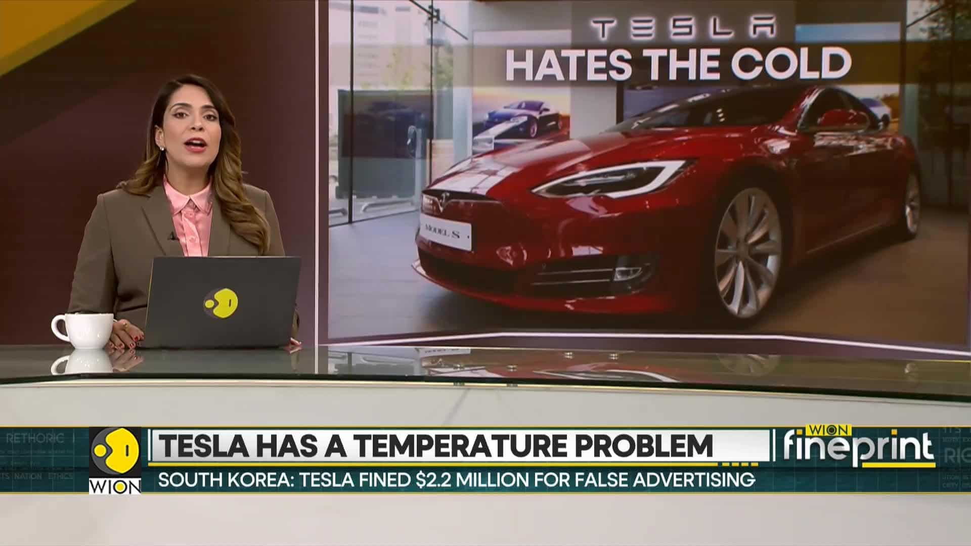 WION Fineprint: Tesla fined with 2.2 Million for false advertisement in ...