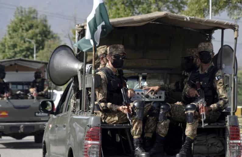 Pakistan's Interior minister Rana Sanaullah speaks on security ...