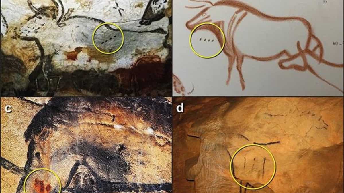 Mysterious marks on cave paintings could be earliest form of script ...