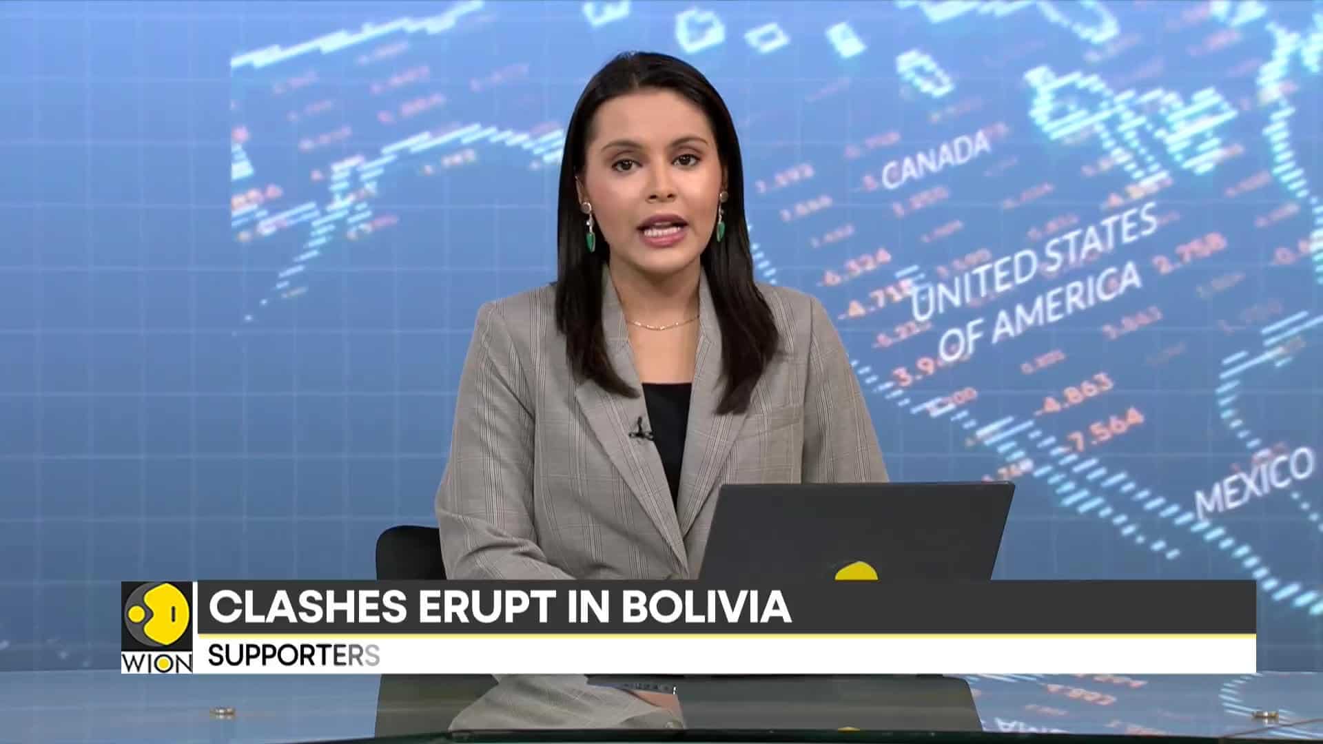 Clashes erupt in Bolivia, fireworks shot at supporters of detained ...