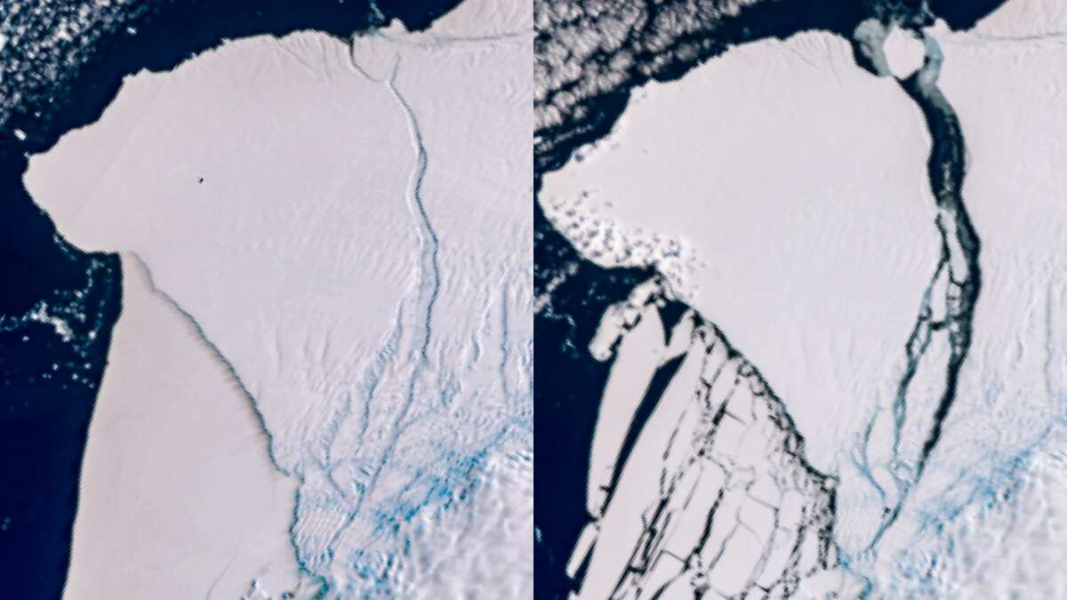 'Greater London-sized' 1,550 sq km iceberg breaks off of Antarctic ice ...