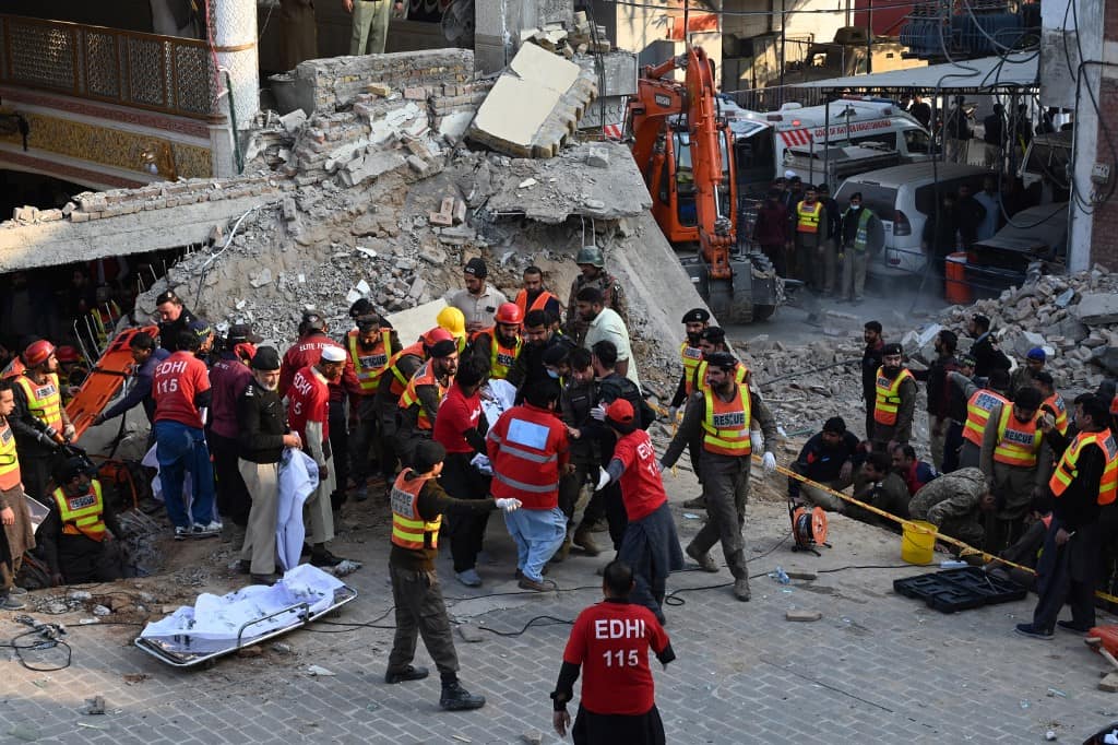 Pakistan: Blast at mosque near Peshawar's police lines kills 61 ...