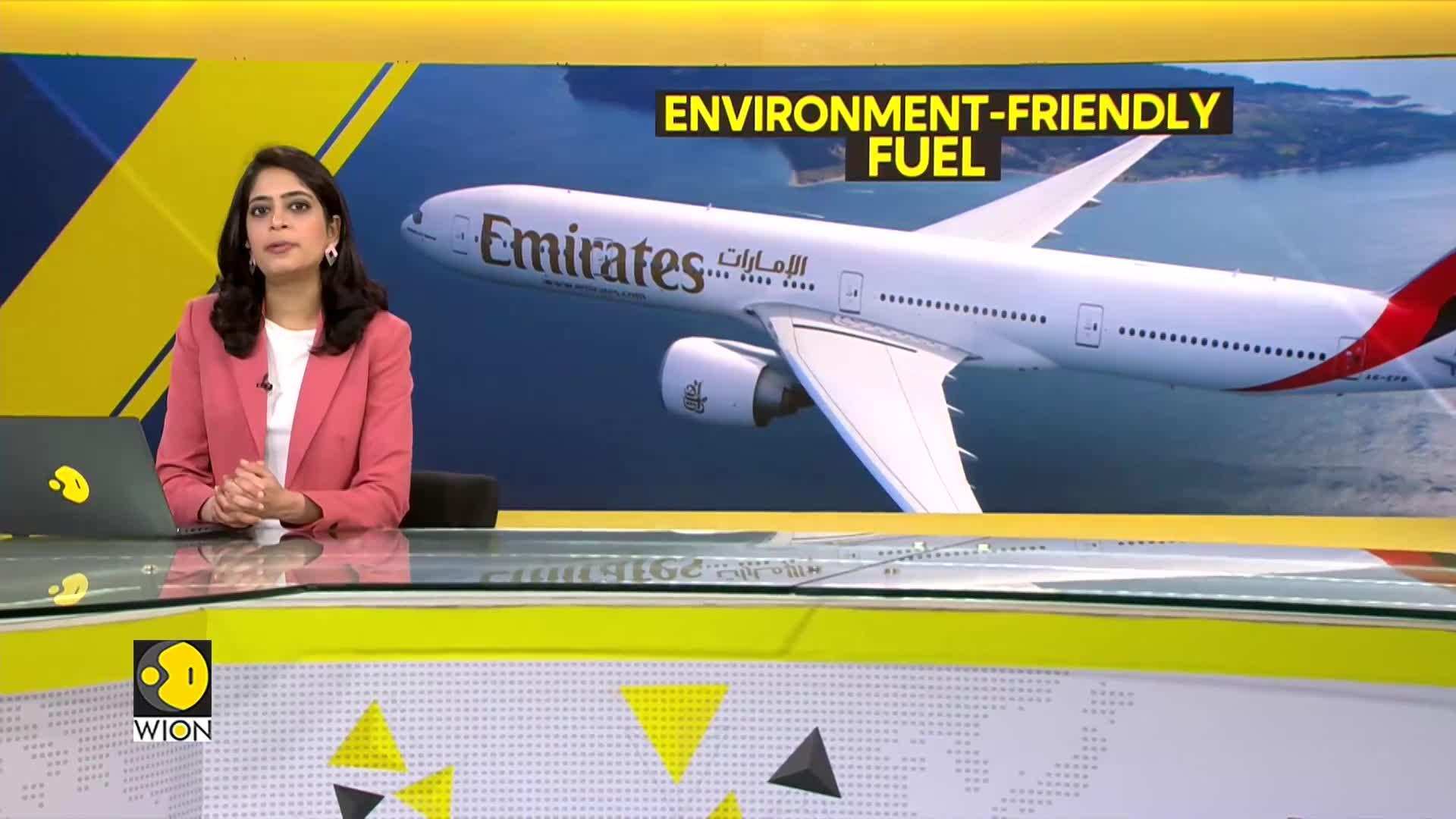 Emirates operates flight with 100% sustainable fuel - World News