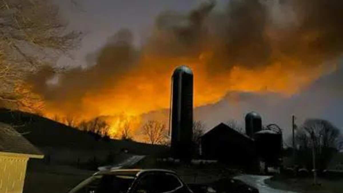 US: Train derailment in Ohio sparks massive fire; rescue ops continue ...