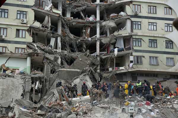 Drone captures mountain of rubble in Syria's Sarmada after massive ...