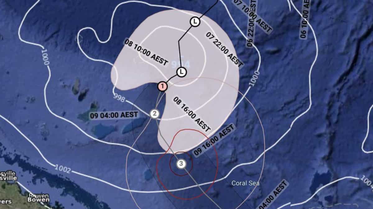 Cyclone Gabrielle forms off Queensland coast, Norfolk island residents ...