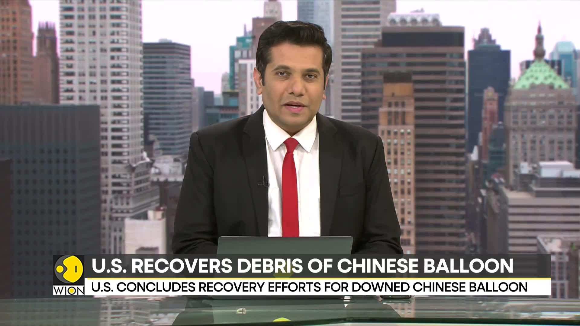 US recovers debris of Chinese balloon; FBI to analyse downed spy ... US recovers debris of Chinese balloon; FBI to analyse downed spy ...