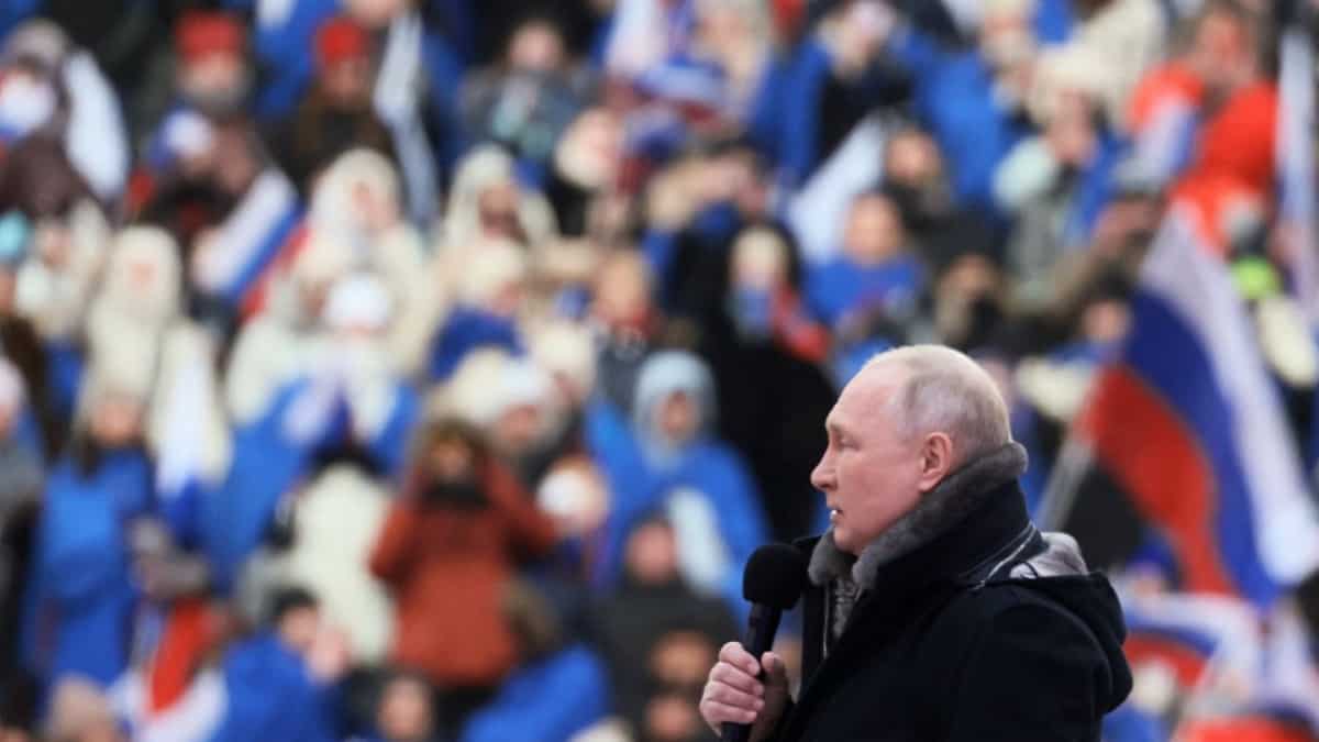 ‘For the unity of Russian nation’: Putin tells a roaring Moscow crowd ...