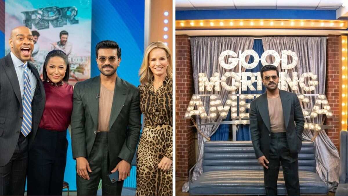 Ram Charan appears on Good Morning America, dad Chiranjeevi calls it a ...