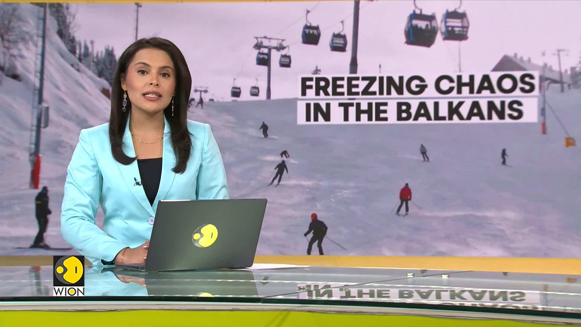 Snow storm hits Balkan countries - World News