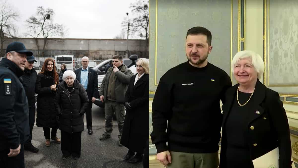 US treasury secretary Yellen makes surprise visit to Kyiv, reaffirms Washington's economic ...