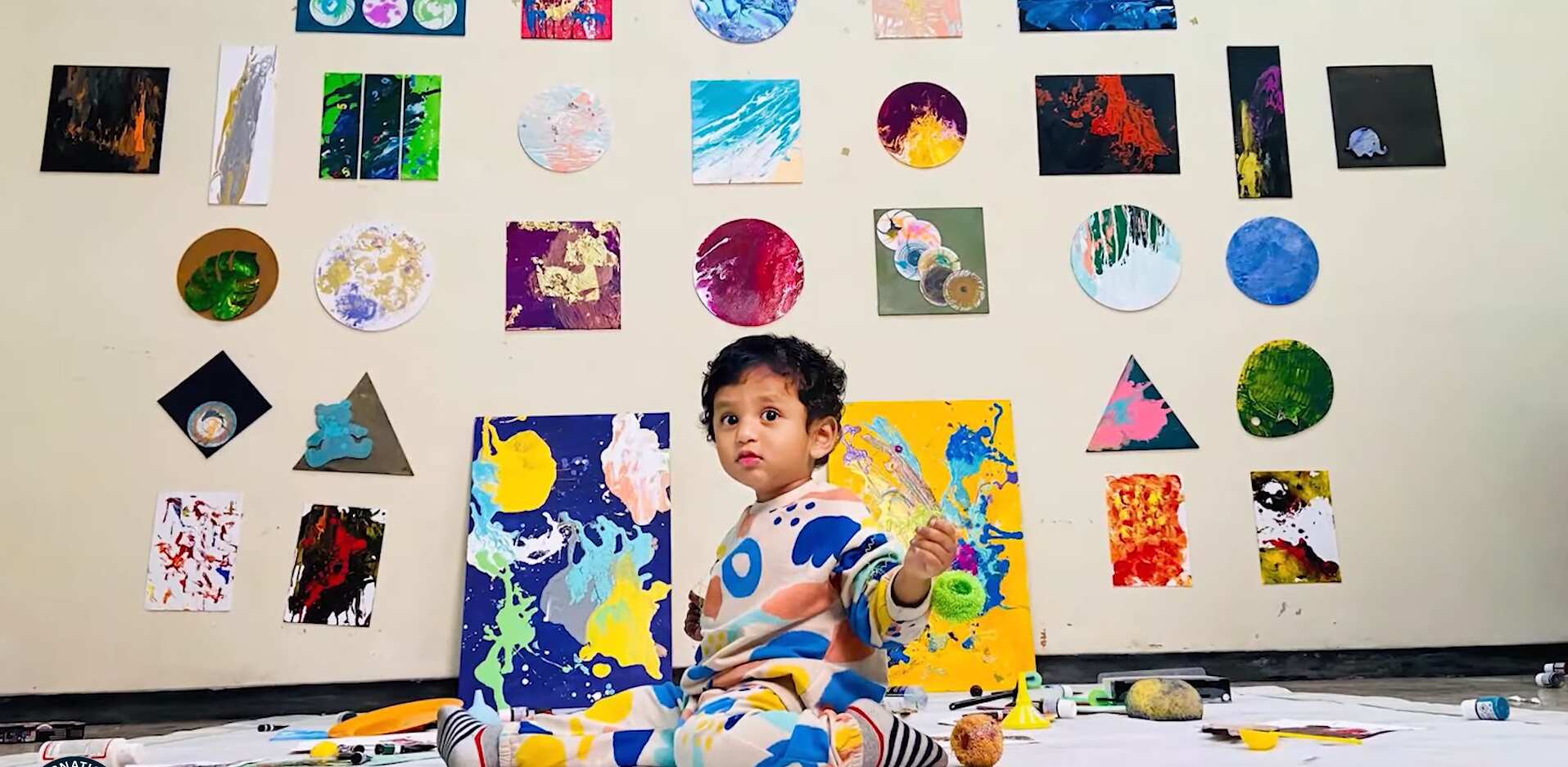 This Indian toddler was crowned youngest ‘prodigy’ in fluid arts ...