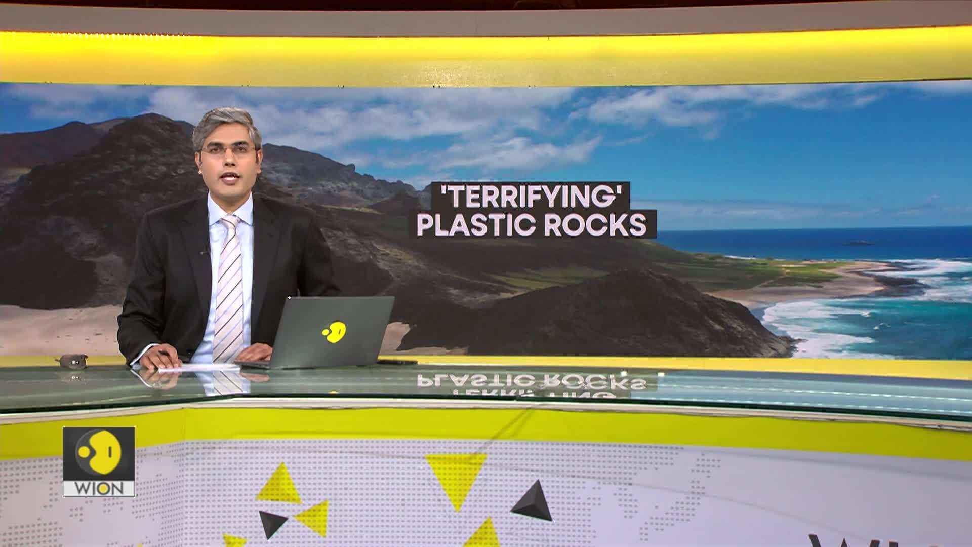 Brazilian researchers find 'terrifying' plastic rocks - World News