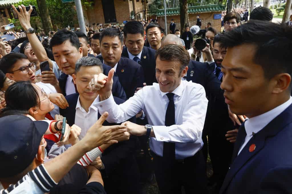 Watch | French President Macron gets rockstar welcome at top Chinese ...