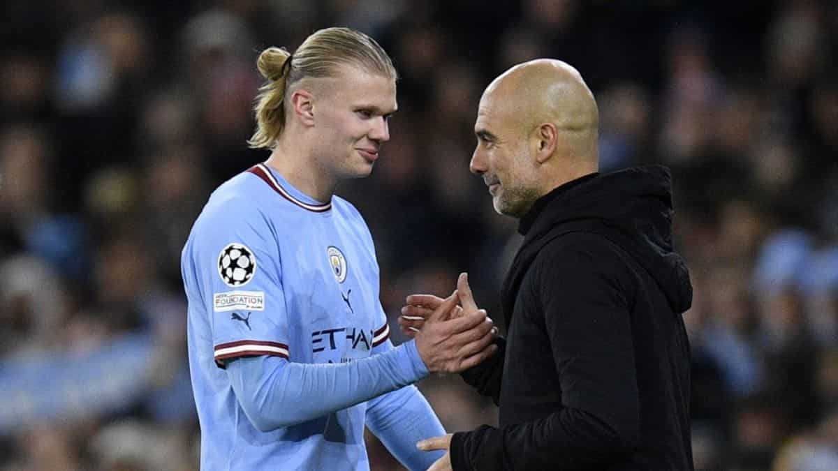 Erling Haaland is on same level as that of Messi and Ronaldo, claims Manchester City boss Pep ...