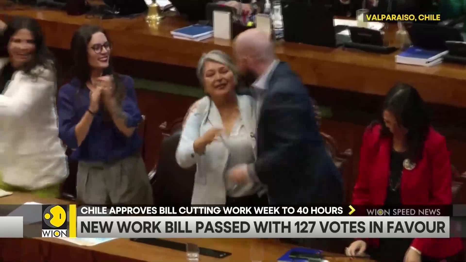Chile approves bill cutting work week to 40 hours from 45 hours - World ...