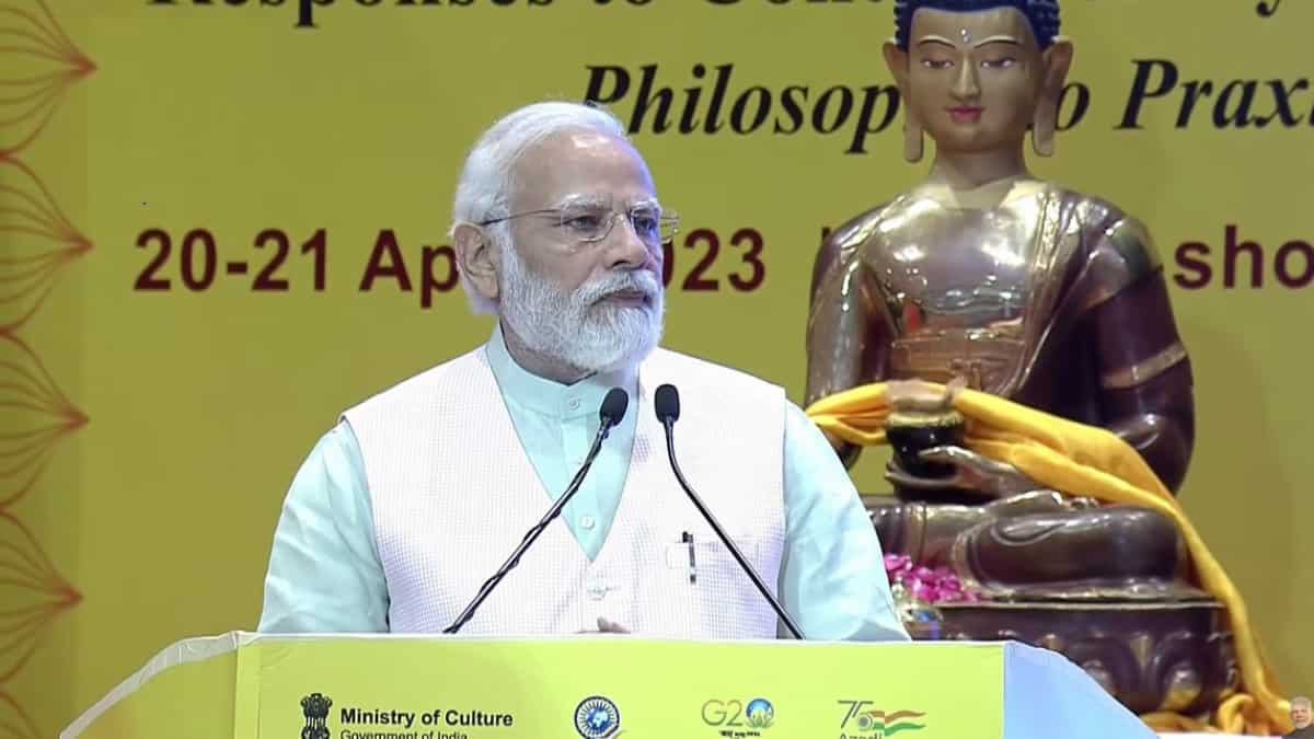 Global Buddhist Summit: PM Modi says India is progressing by following ...