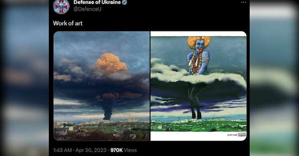 Ukraine defence ministry’s tweet showing Hindu Goddess Kali in awkward ...