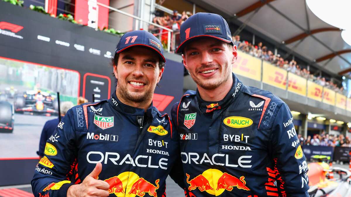 Formula One: Red Bull finish 1-2 with Sergio Perez taking top spot at ...