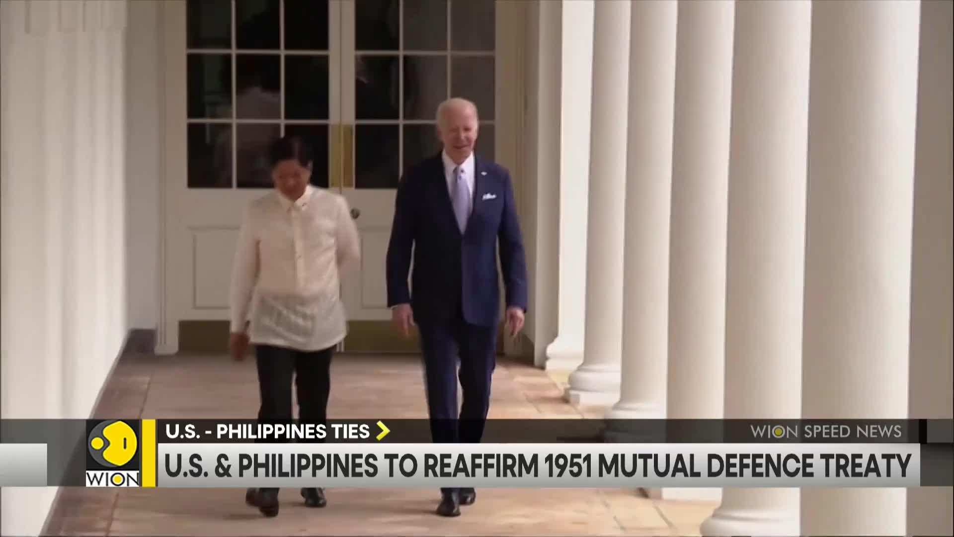 US and Philippines to reaffirm 1951 Mutual Defence Treaty | WION Speed ...