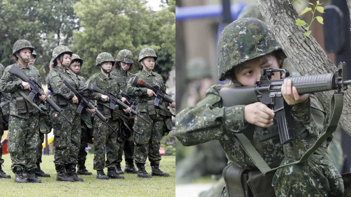 First women reservists training held in Taiwan - World News