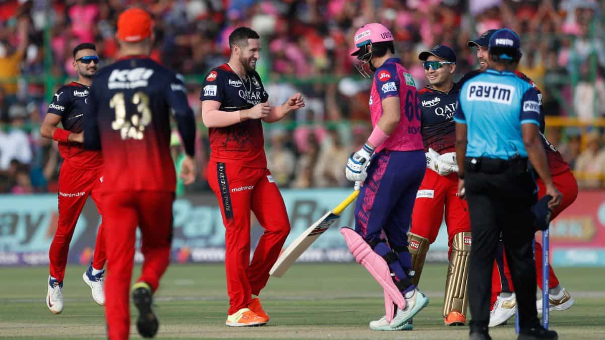 IPL 2023: Bangalore win battle of Royals as they beat Rajasthan by 112 ...