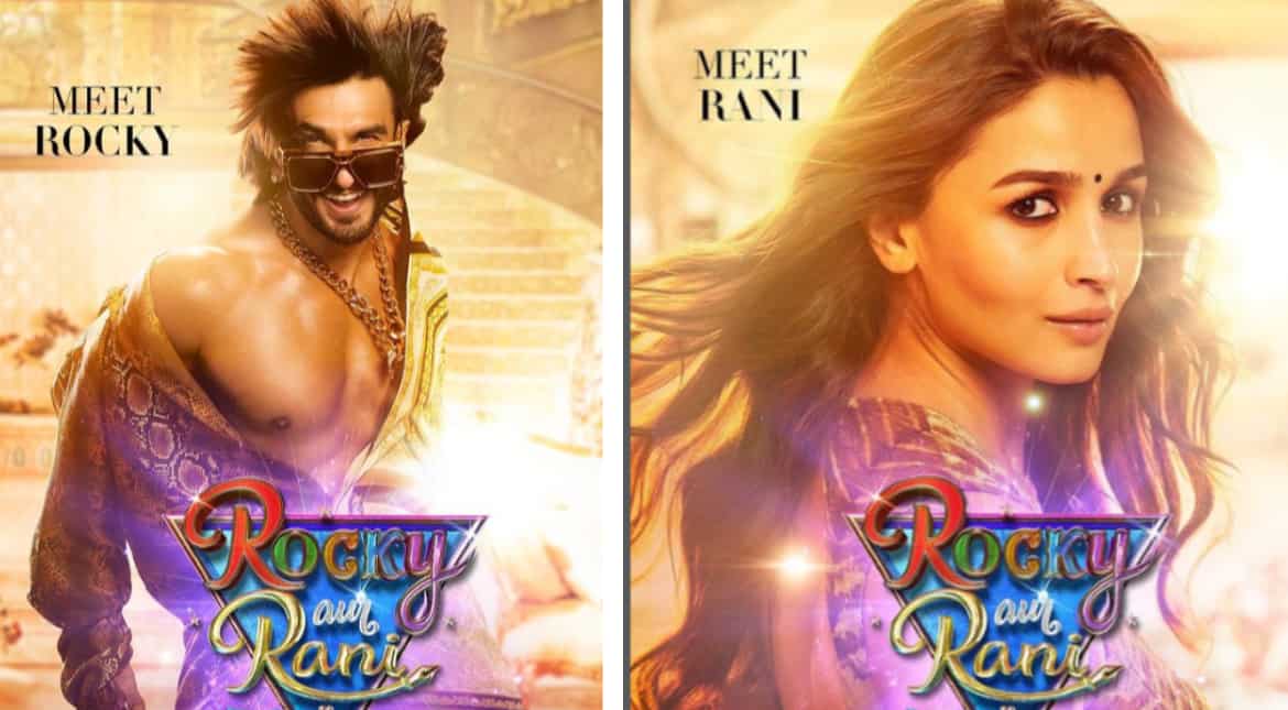 Rocky Aur Rani Ki Prem Kahani posters out: Ranveer Singh as dashing ...