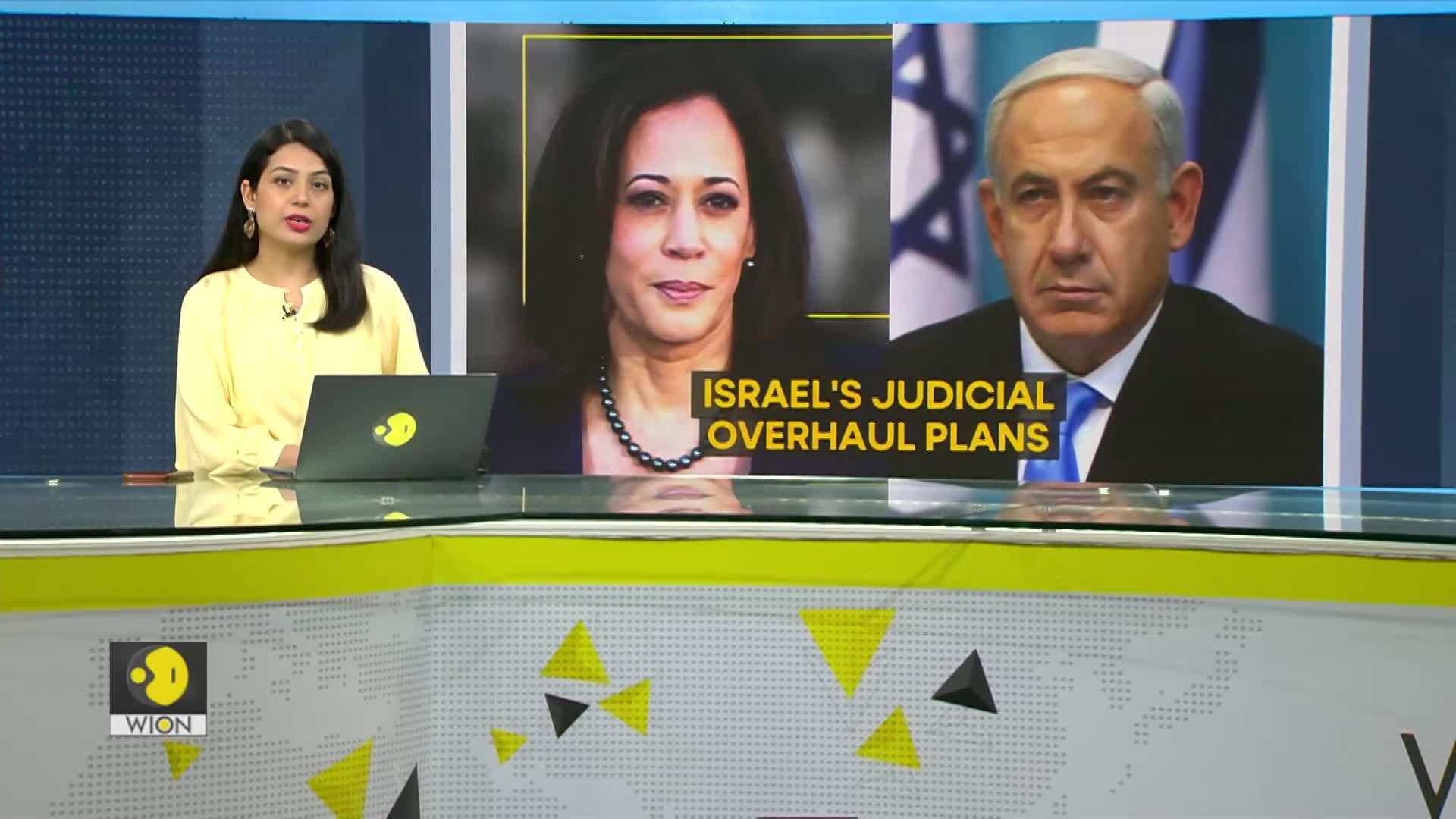 US VP Kamala Harris renews call for independent judiciary in Israel ...
