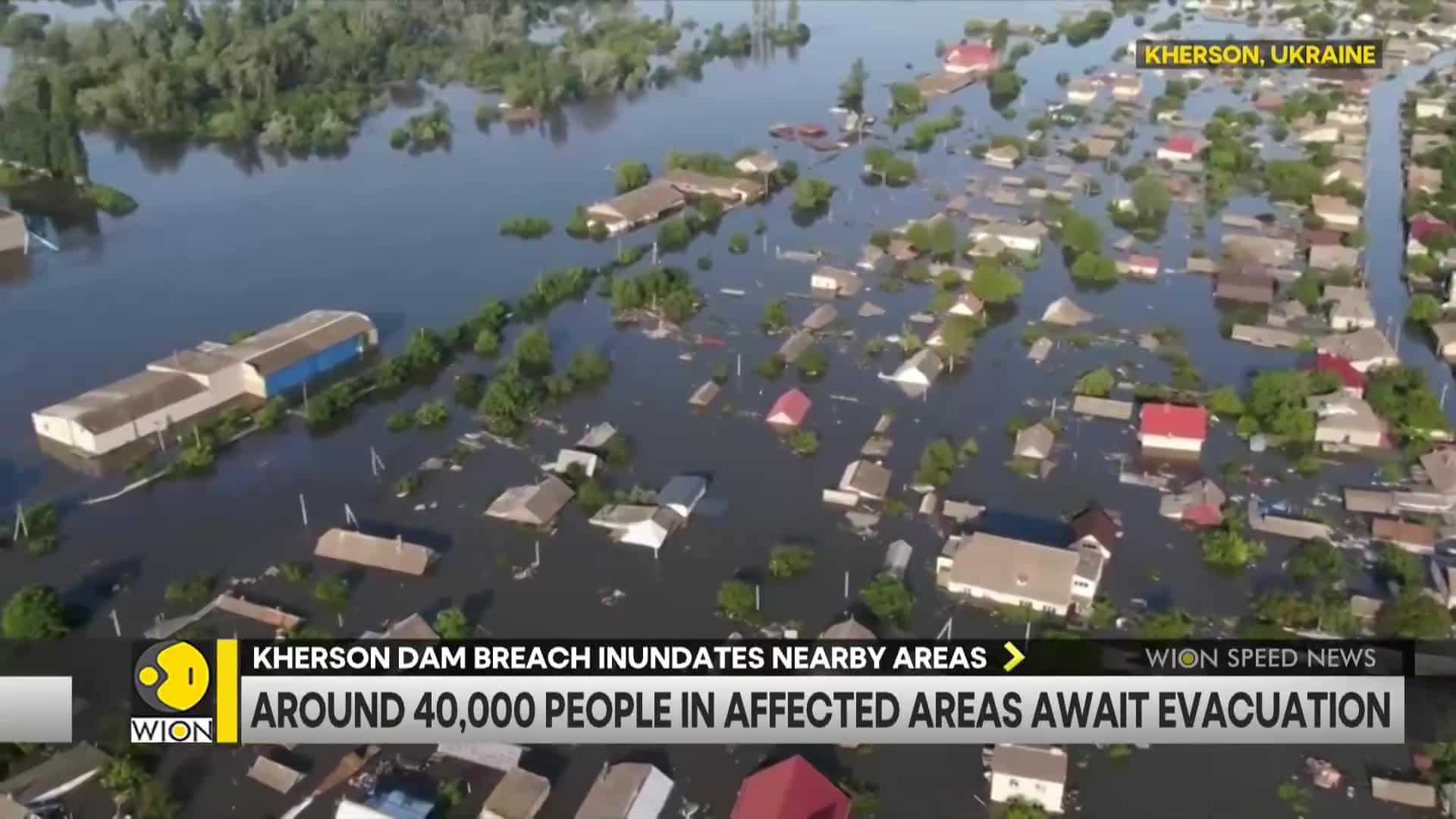 Kherson dam breach inundates nearby areas | Ukraine seeks urgent help ...