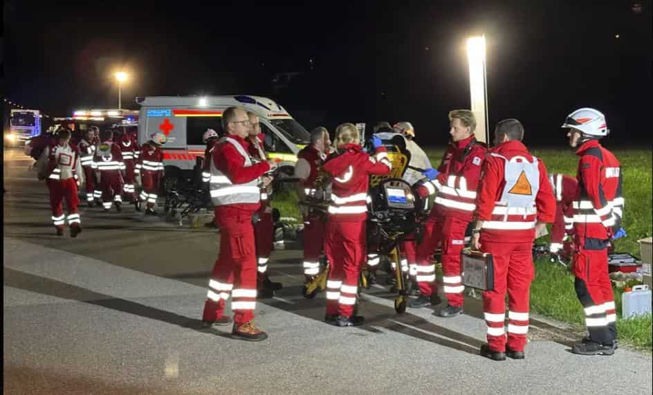 Austria: 200 passengers evacuated after train catches fire - World News