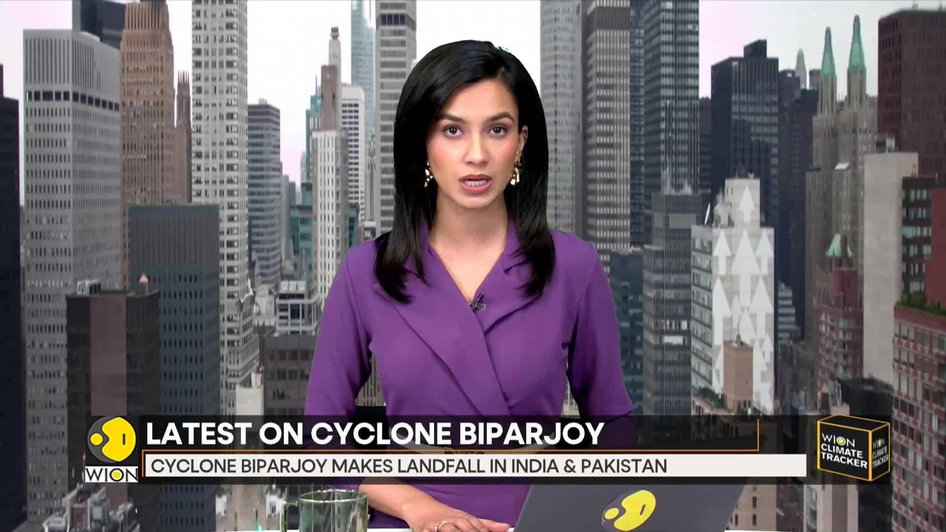 Cyclone Biparjoy makes landfall in India | WION Climate Tracker - India ...