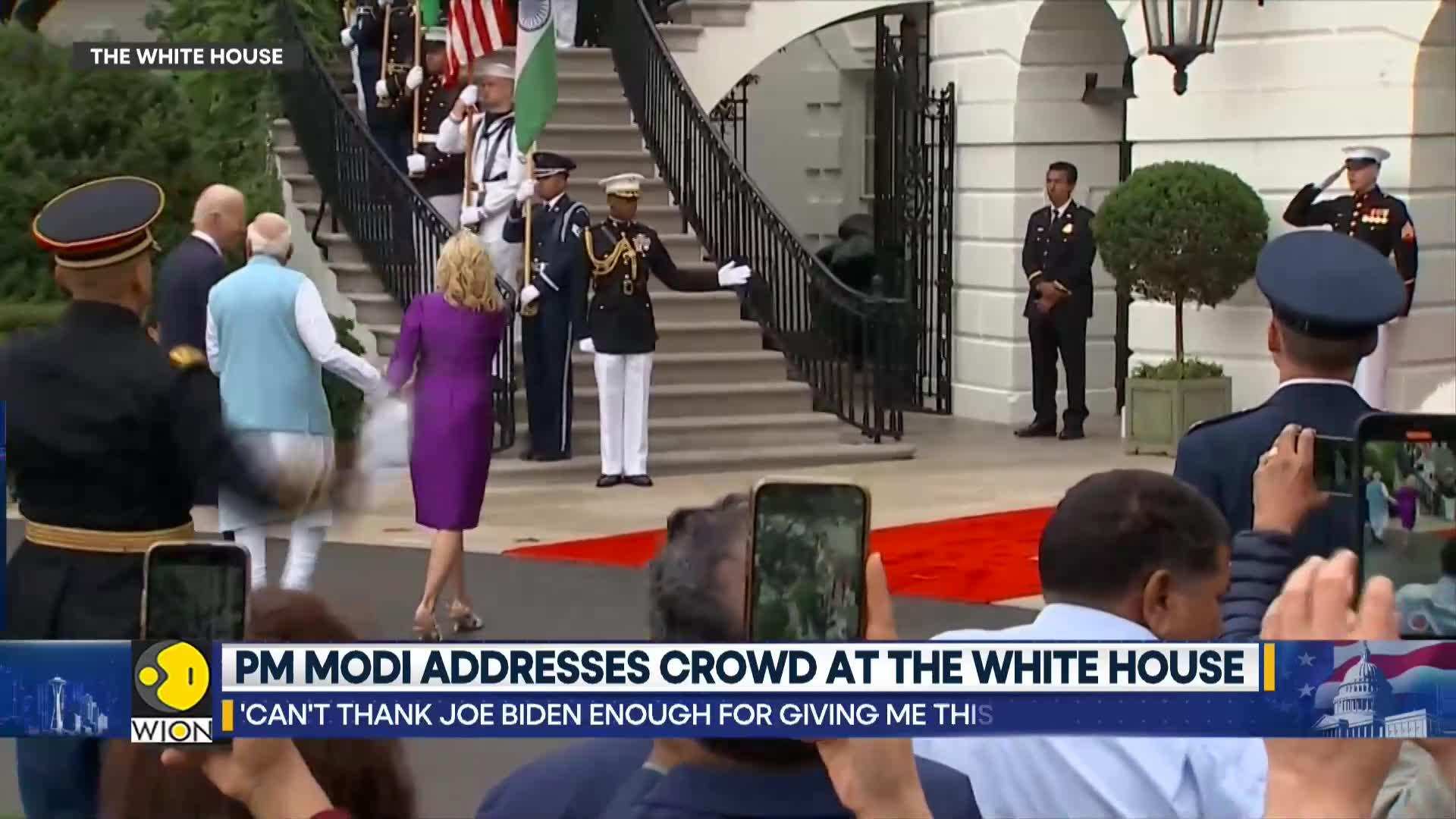 Indian PM Modi thanks US President Joe Biden for the grand welcome ...