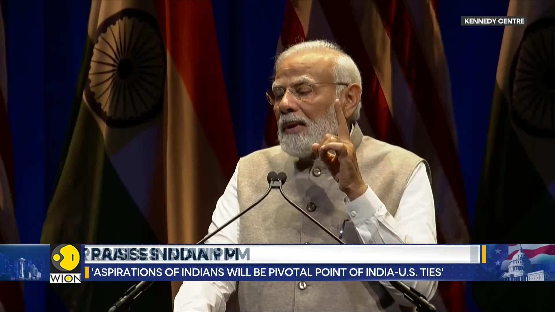 PM Modi in US: Indian Prime Minister Narendra Modi addresses USISPF ...