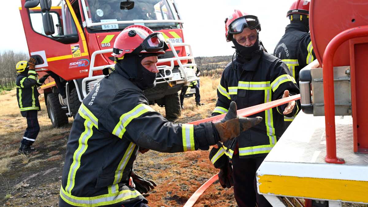 Firefighters take part in forest fire drill in France - World News