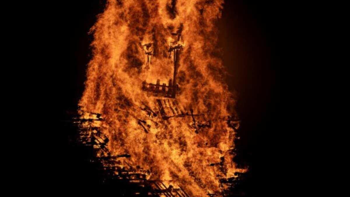 Firefighters set pallets on fire during Independence Day celebrations ...