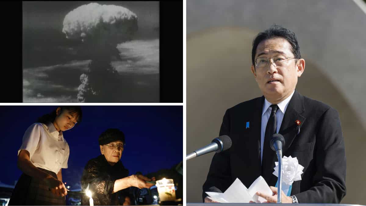 In pics | Japan marks 78th anniversary of world's first atomic bomb ...