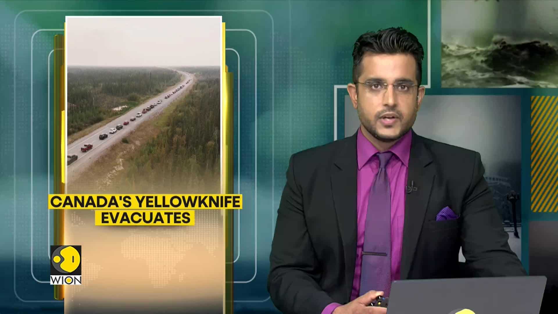 Yellowknife begins evacuation as wildfires approach - World News