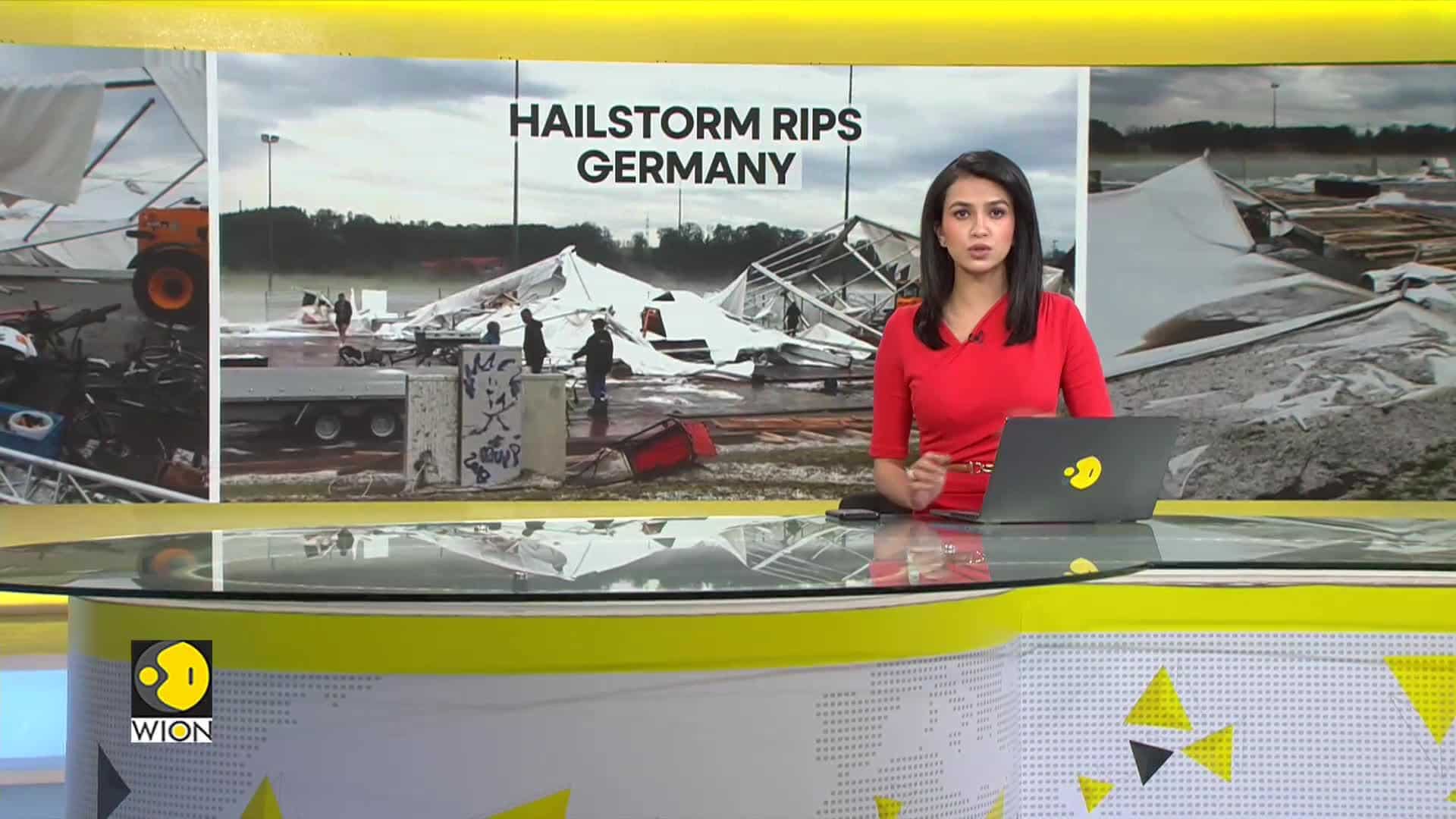 Severe hailstorm & storm bash German state of Bavaria - World News