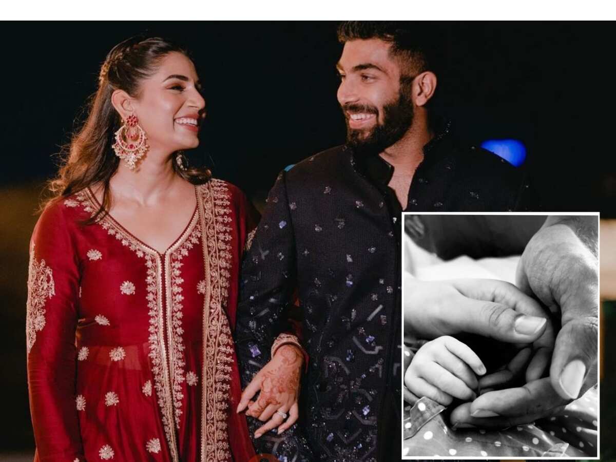 Jasprit Bumrah and Sanjana Ganesan blessed with baby boy, share first picture on social media ...