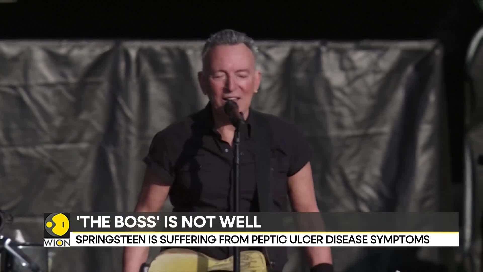 Bruce Springsteen postpones shows: Suffering from peptic ulcer disease ...