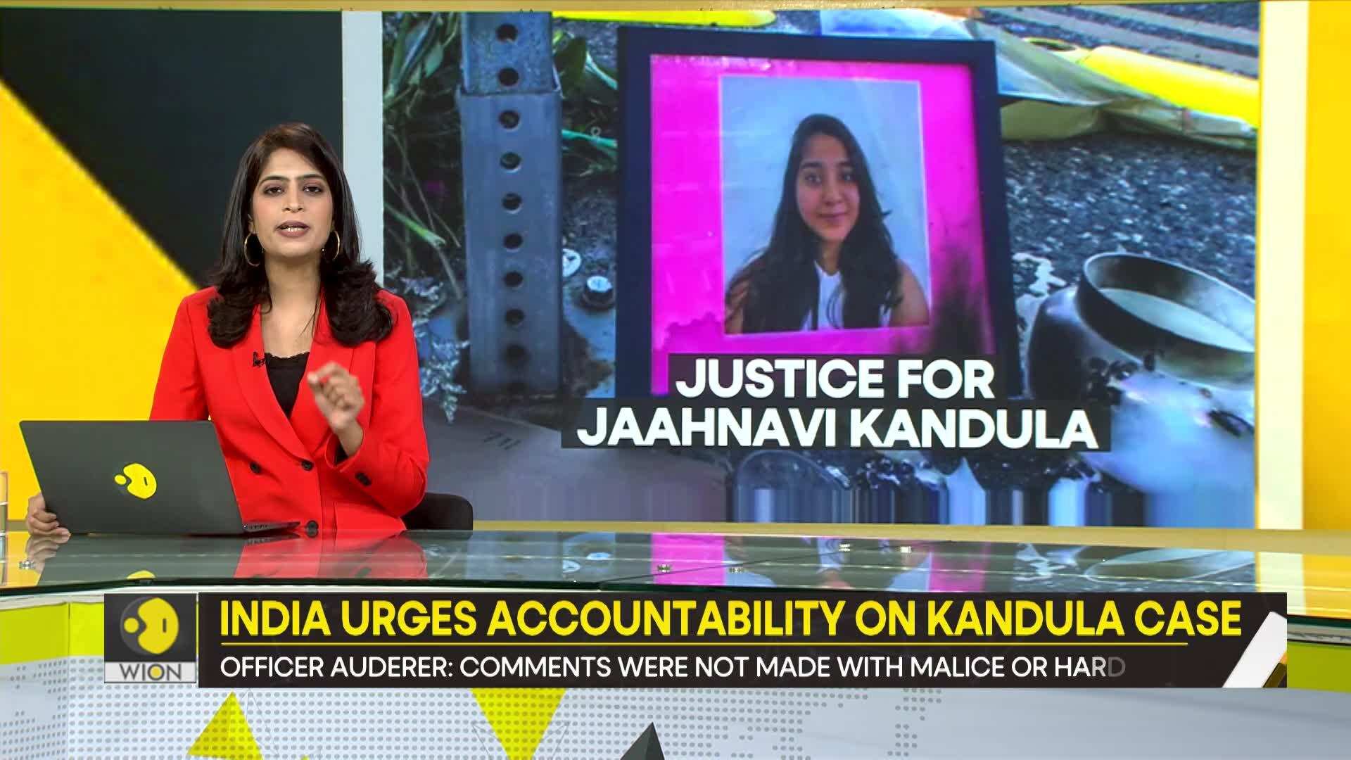 Gravitas: US monitors investigation on officer Auderer | Will Jaahnavi ...