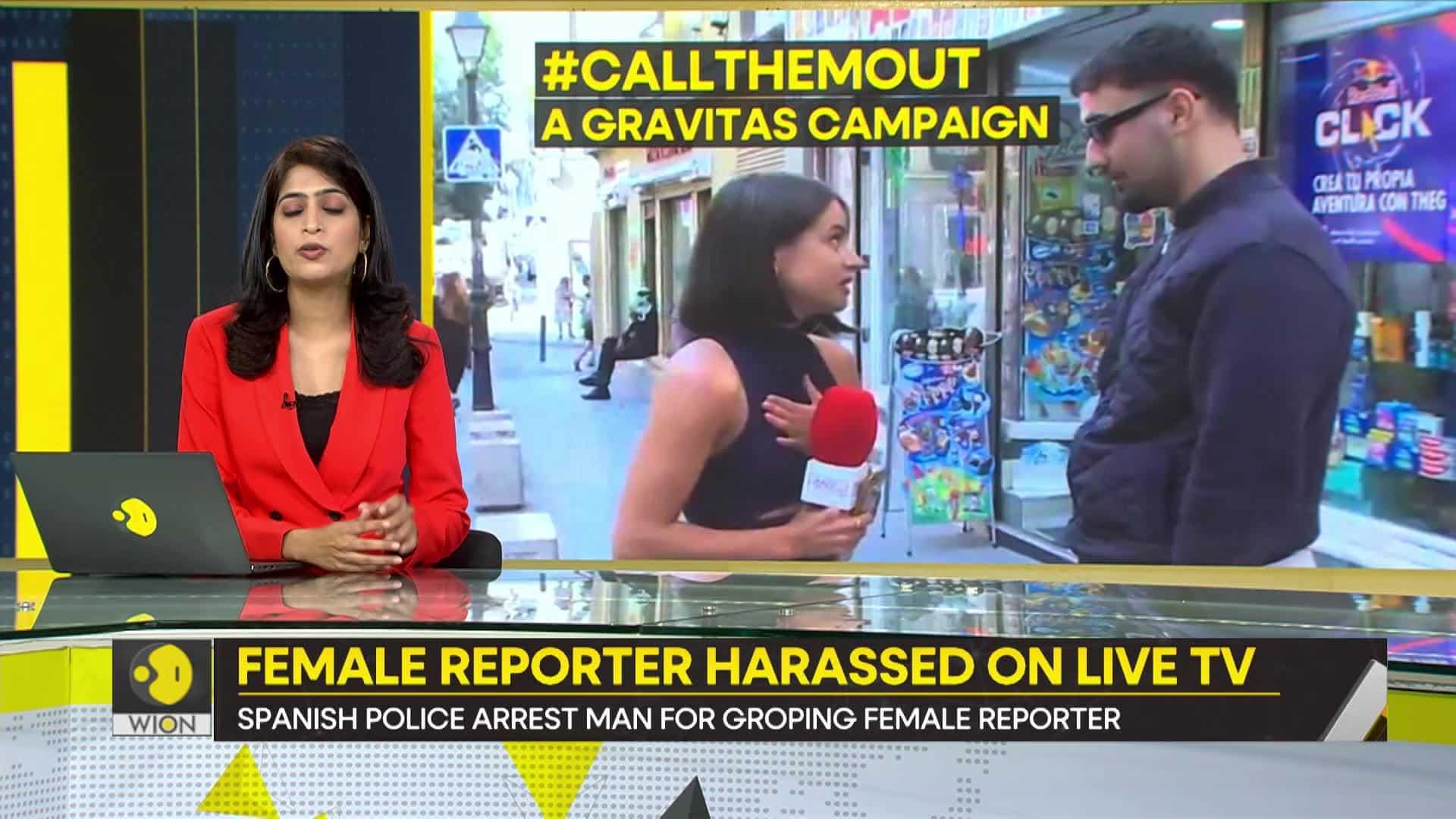 Gravitas | Do you really have to touch my bottom?: Spanish journalist groped on live TV ...