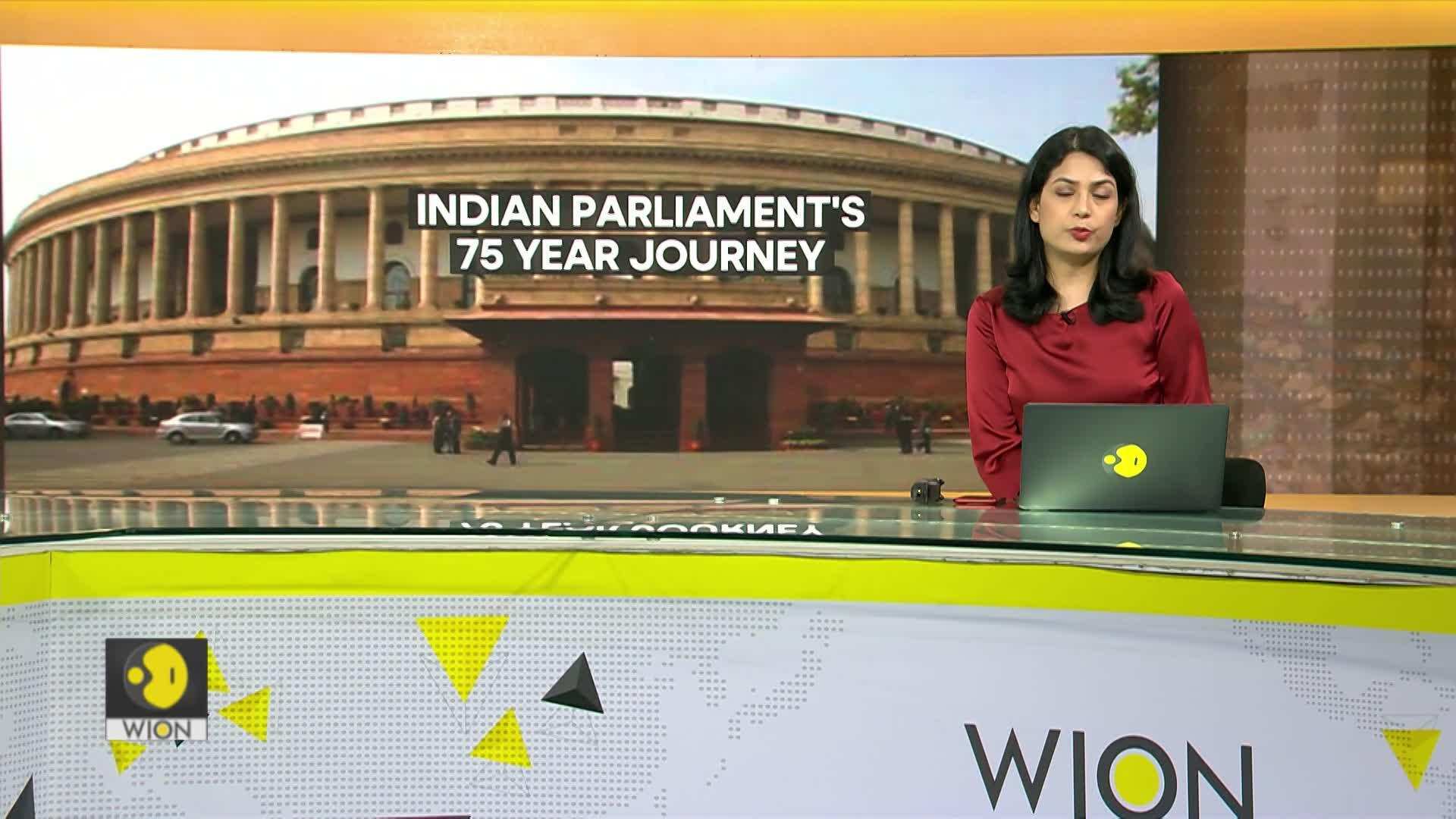 PM Modi bids adieu to old Parliament building, recounts 75 years of ...