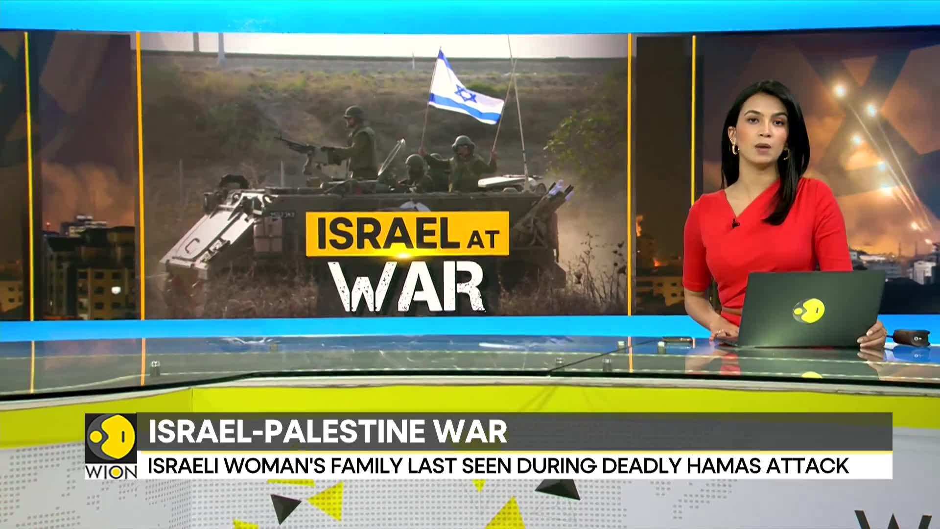 Israel-Palestine war: Israeli woman's entire family missing after Hamas ...