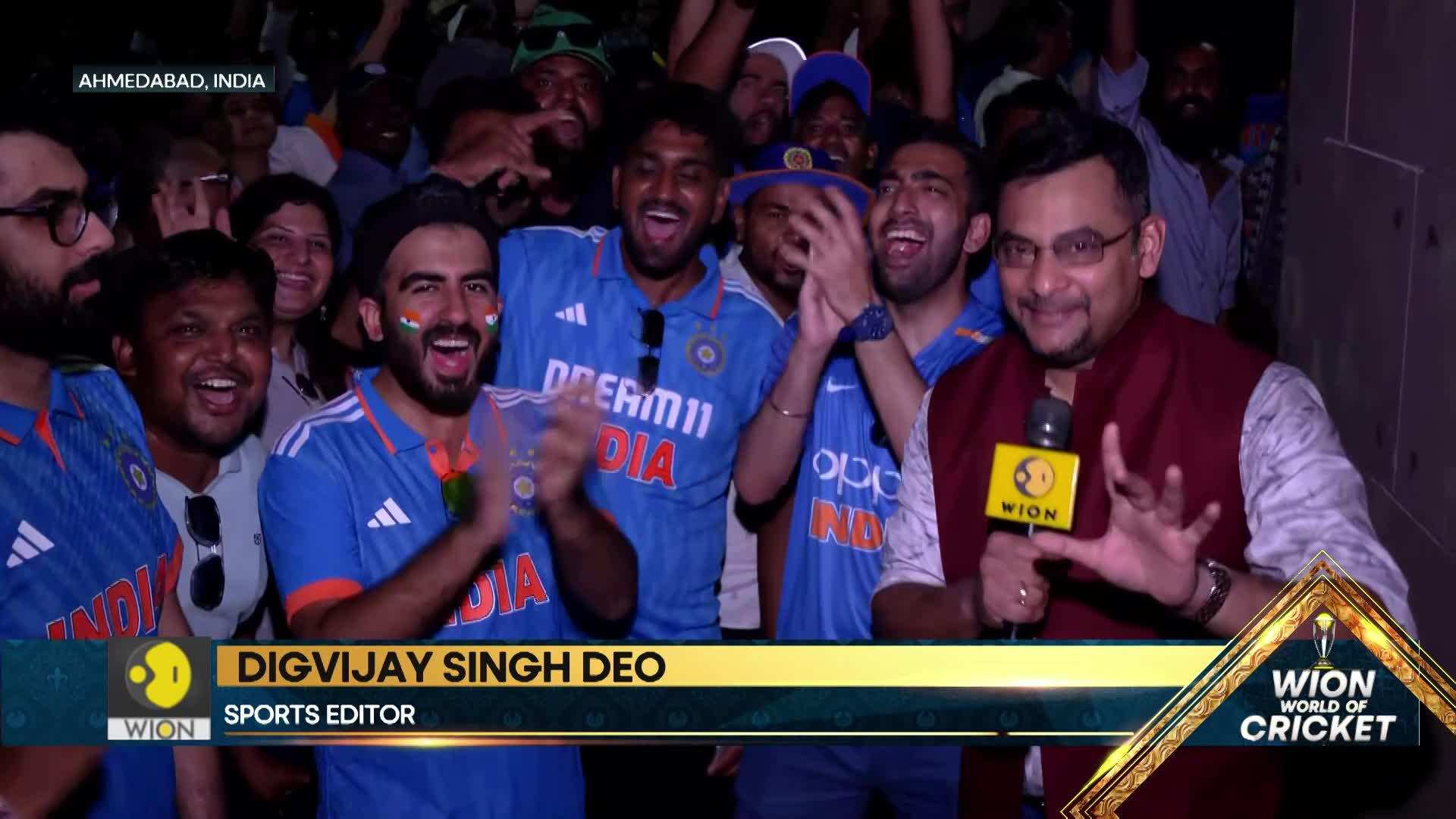 Indian fans jubilant after WC win over Pakistan - Cricket News