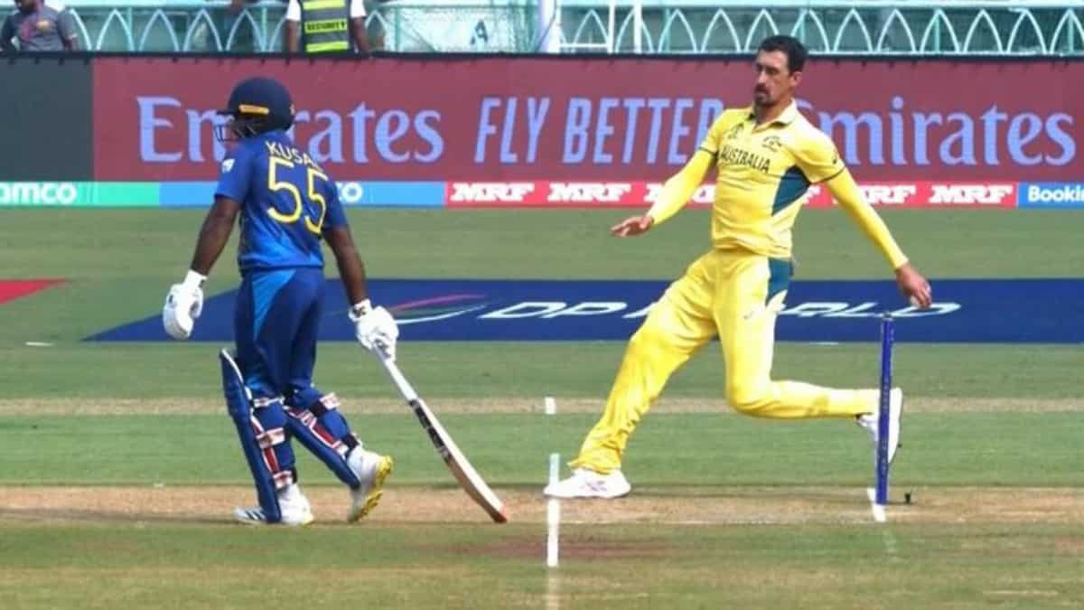 World Cup 2023: Mitchell Starc threatens runout at non-striker's end to ...